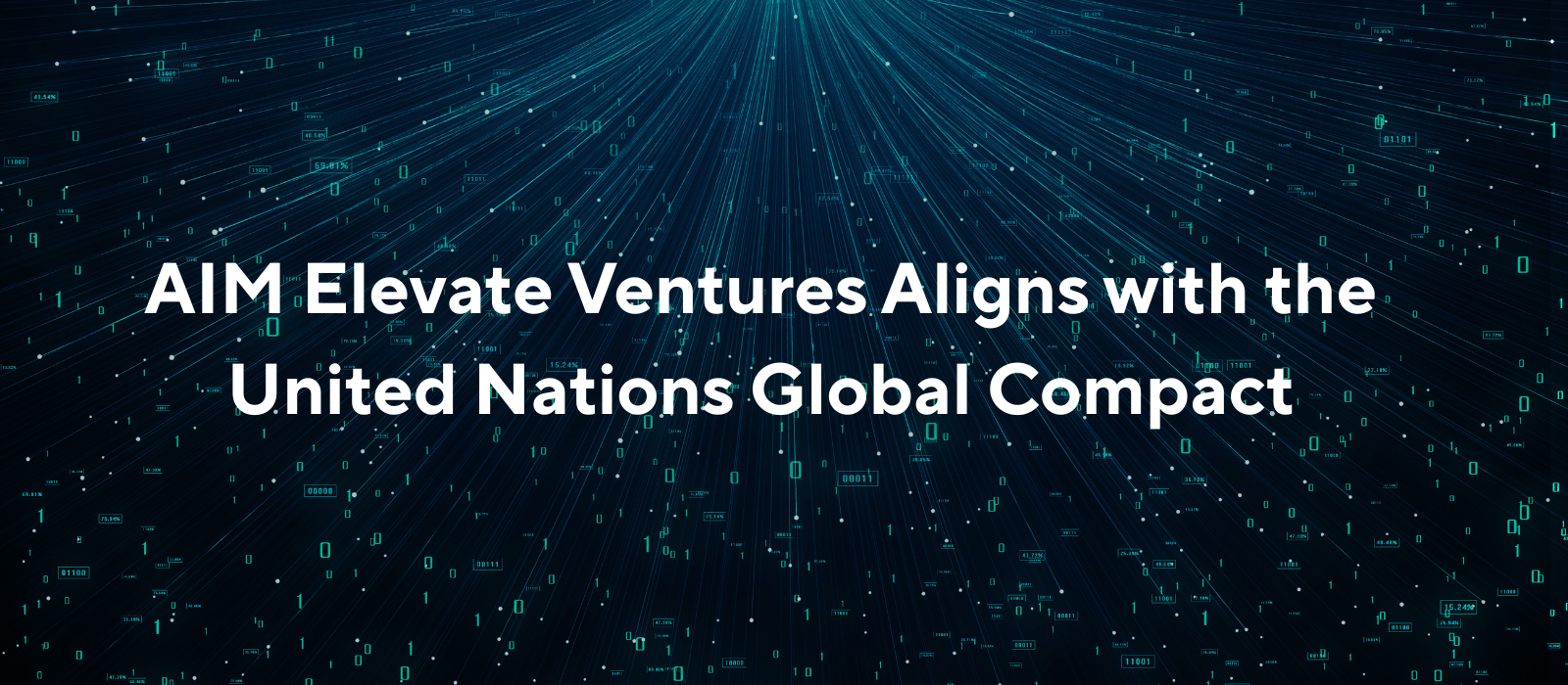 AIM Elevate Ventures Aligns with the United Nations Global Compact ...